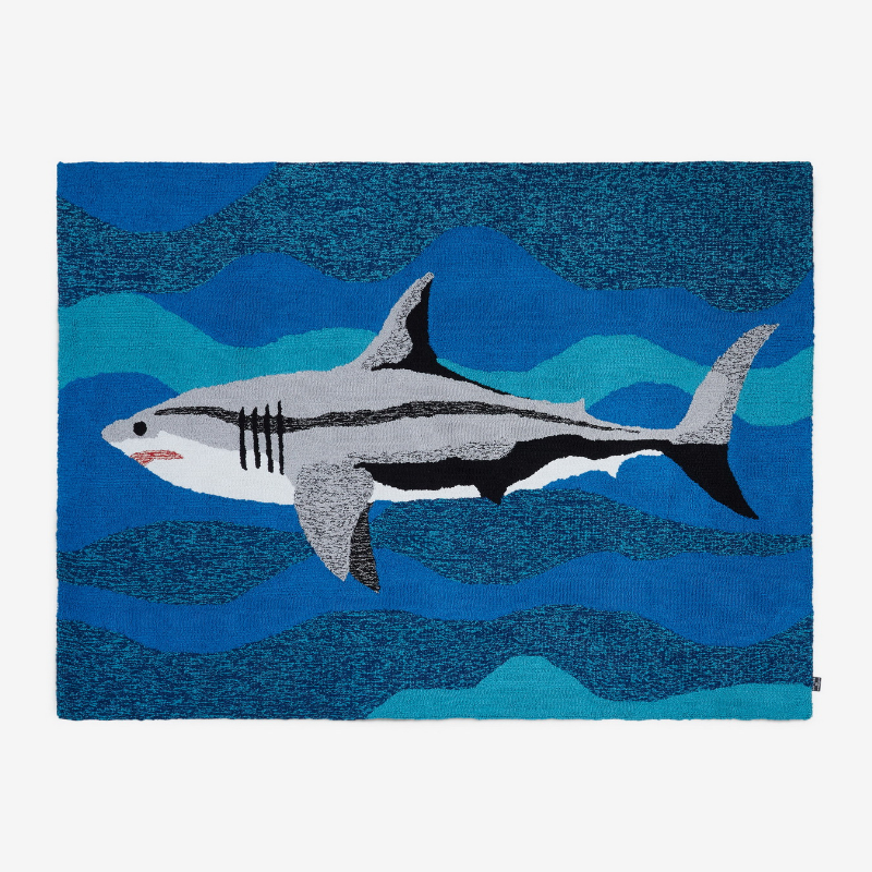 พรมยิงลาย GREAT WHITE SHARK WAVE